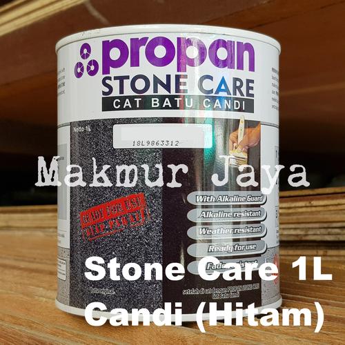 Jual Propan Stone Care 1L Black Hitam Cat Pelapis Dinding Batu Alam ...