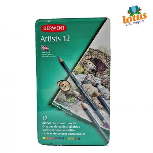 Jual Derwent Artists Pencil Set 12 Metal Tin Blendable colour pencils - Jakarta Barat - Lotus ...