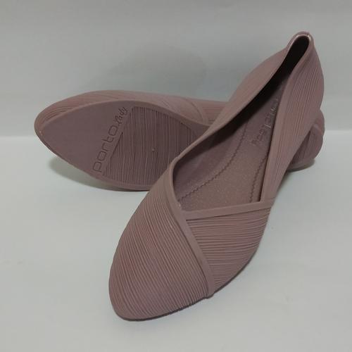 Jual Flat Shoes Porto Lady S36-40 Sepatu Wanita Karet Anti Air - Kab ...