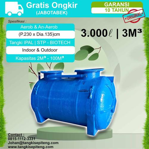 Jual Tangki Pengolahan Air Limbah STP - Sewage Treatment Plant 3m3 IPAL ...