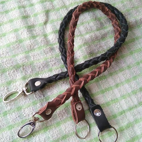 Jual Tali Dompet Kulit Asli Rantai Dompet Kulit model anyam wallet ...