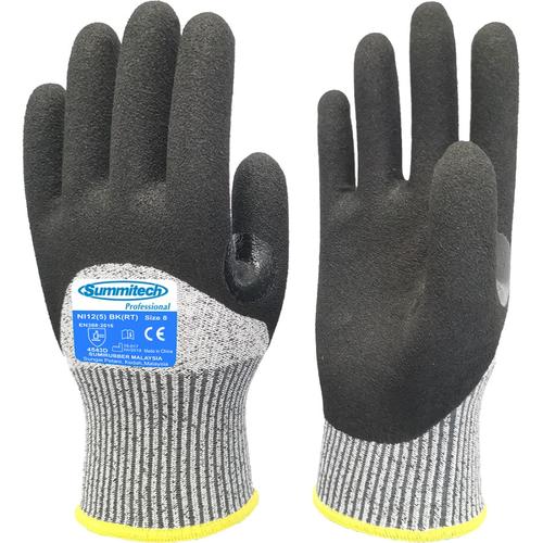 Jual Summitech NI12(5) BK Cut Resistance Gloves Sarung Tangan Safety ...