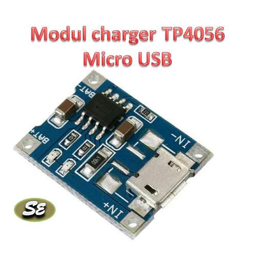Jual Modul TP4056 Micro USB to Lithium Battery Charging Module Output ...