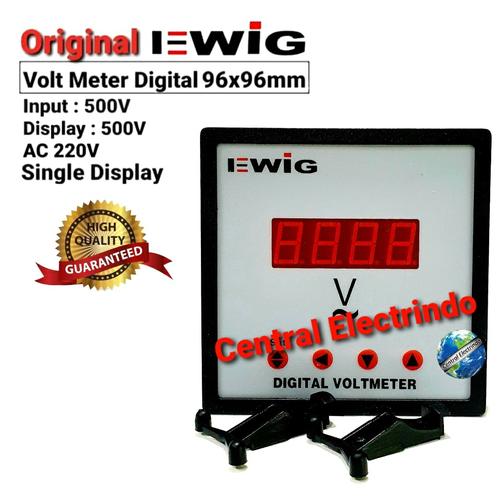 Jual Volt Meter Digital LED E294U 96x96mm 1phase EWIG. - Kota Tangerang ...
