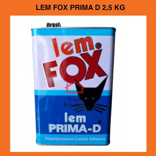 Jual Lem Fox Prima D GALON 2.5 Kg / Lem Hpl Edging Lem Kuning - Kota ...