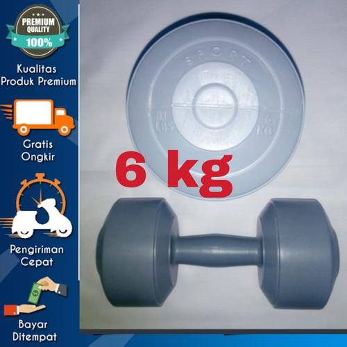 Jual barbel plastik 6 kg - Jakarta Barat - GRAND FITNES STORE | Tokopedia