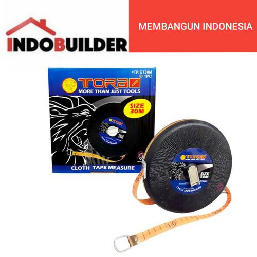 Jual TORA METERAN BULAT KAIN 30 METER CLOTH TAPE MEASURE - Kab ...