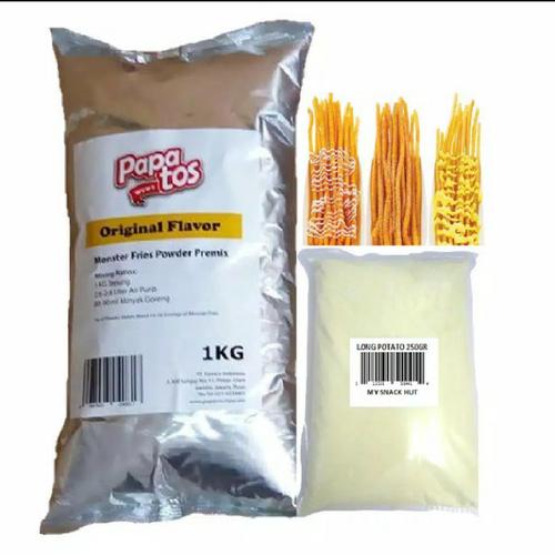 Jual PAPATOS MONSTER FRIES 250GR - LONG POTATO FLOUR MIX - TEPUNG ...