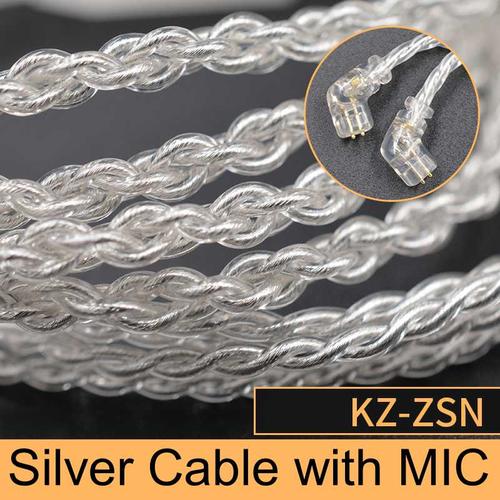 Jual Knowledge Zenith KZ Silver Cable with Mic - Type B - Jakarta Barat ...