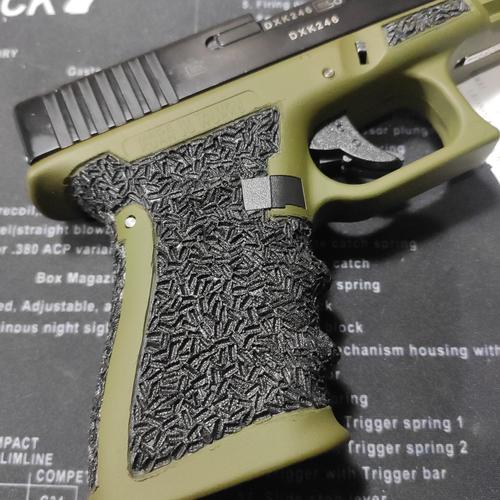 Jual Jasa Stippling Custom Modif Frame Body Glock G17 G19 KJW KSC TM WE ...