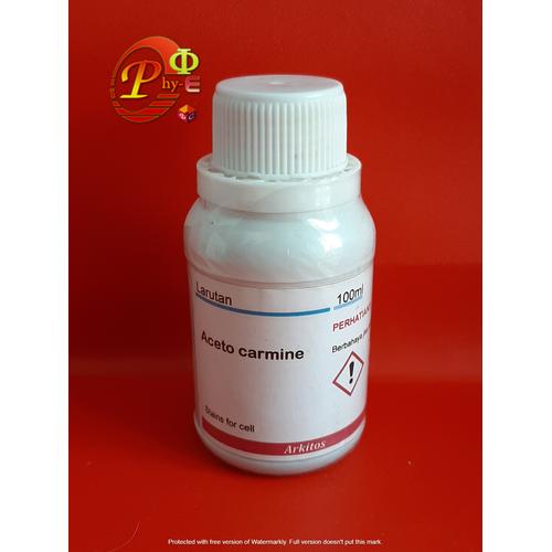 Jual Aceto Carmine/ Acetocarmine/ Asetokarmin/ Acetokarmin 100ml - Kota ...