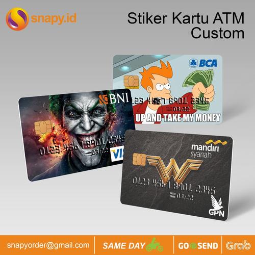 Promo STIKER KARTU ATM CUSTOM - FLAZZ, MOTIF 8 - Jakarta Selatan ...