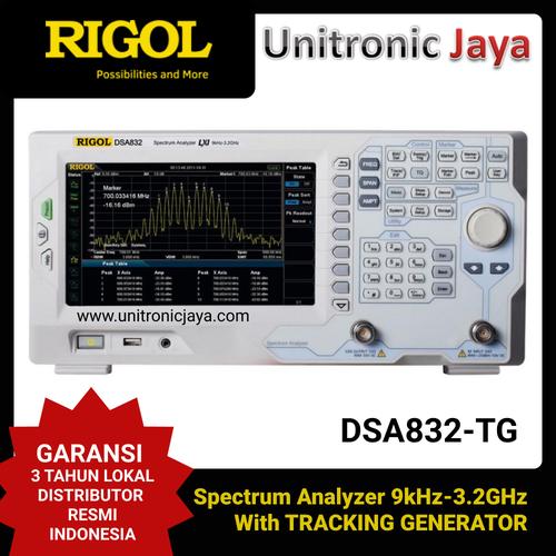 Jual RIGOL DSA832-TG Spectrum Analyzer 9kHz-3.2GHz With TRACKING GENERATOR - Kota Bandung ...