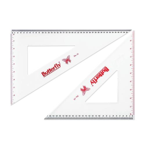 Jual Set Penggaris Segitiga Butterfly No. 15 / BT - No. 15 - Jakarta ...
