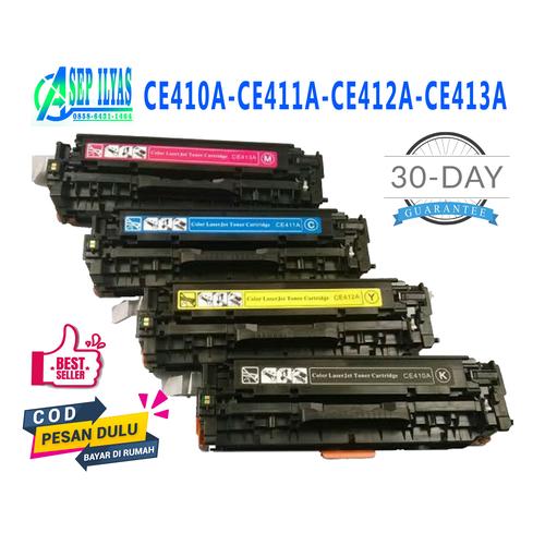 Jual Cartridge Compatible Toner HP 305A KOMPLIT CE410A CE411A CE412A ...