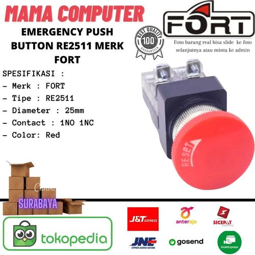 Jual Emergency Push Button 25MM FORT RE2511 FORT - Kota Surabaya - Mama ...