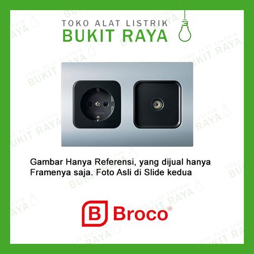Jual B102 Broco Integra Double Gang Frame Combination (FRAME ONLY ...
