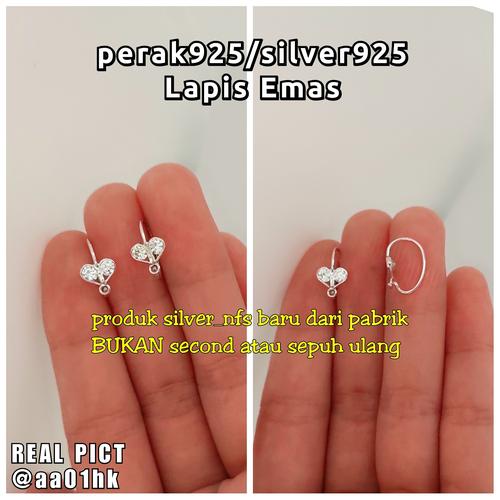 Jual ANTING BABY PERAK925 LAPIS EMAS ANTING ANAK PERAK 925 KADO BAYI ...