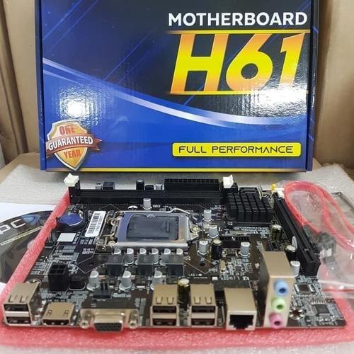Jual MOTHERBOARD SPC H61 SUPPORT HDMI & VGA [SOCKET 1155] NEW - Qwerty H61 - Kota Bandung - kk ...
