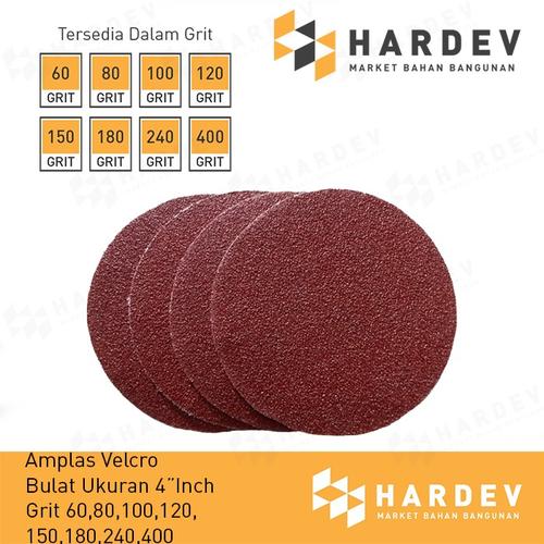 Jual Hamplas / Amplas bulat velcro / amplas tempel - Grit 240 - Kota ...