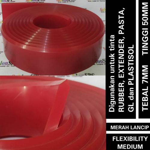 Jual Rakel Sablon Merah Lancip 7mmX50mm Kekerasan 70A - Jakarta Utara ...