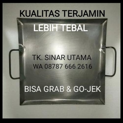 Jual Wajan Roti Bakar Wajan kebab Wajan Burger Burner Kebab Pan Teflon ...
