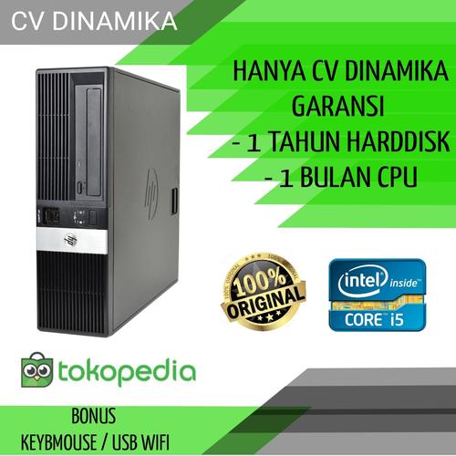 Jual Pc hp rp5800 slim core i5 ram 4gb 500gb bulitup original - Jakarta ...