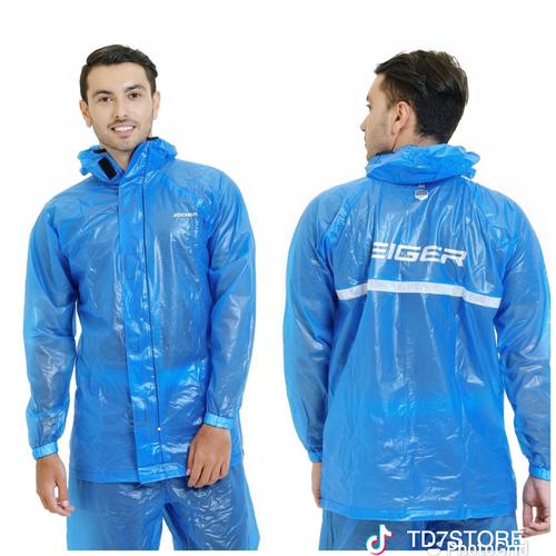 Jual Jas Hujan Eiger Riding Squadron - Original - Biru, M - Kab ...