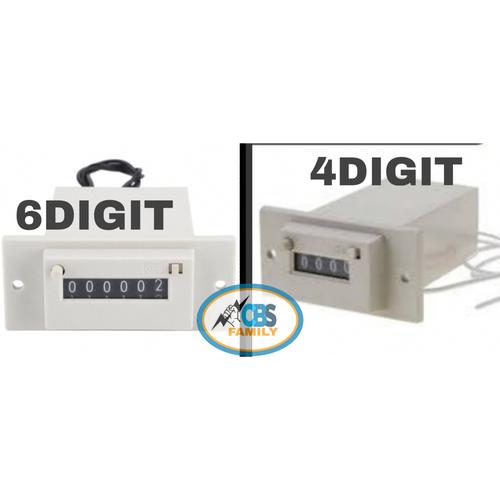 Jual Fort Counter Analog 4 Digit CSK4-YKW / Analog Counter 220VAC 50Hz ...