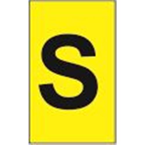 Jual Critchley K-Type cable Marker Black on Yellow, Letter N to Z ...