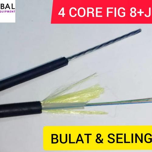 Jual FO 4 CORE FIG 8 DIAMETER 3 Mili + JELLY - Kab. Demak - GLOBAL ...