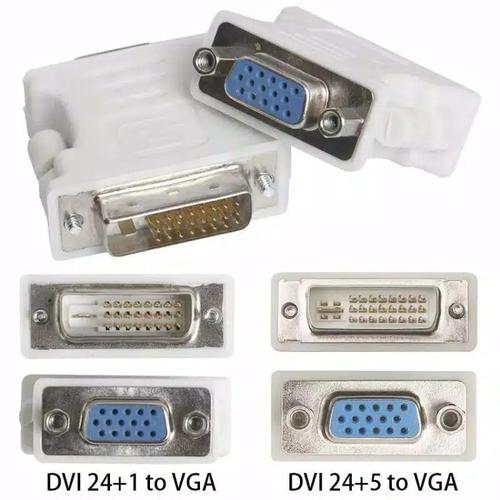 Jual konektor converter DVI to vga pin 24+1 & 24+5 - pin 24+5 - Kota ...