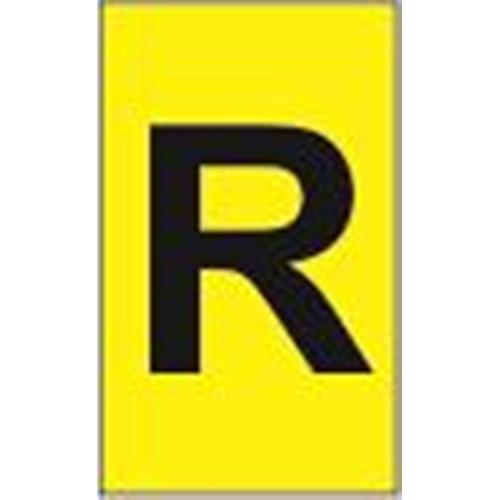 Jual Critchley K-Type cable Marker Black on Yellow, Letter N to Z ...