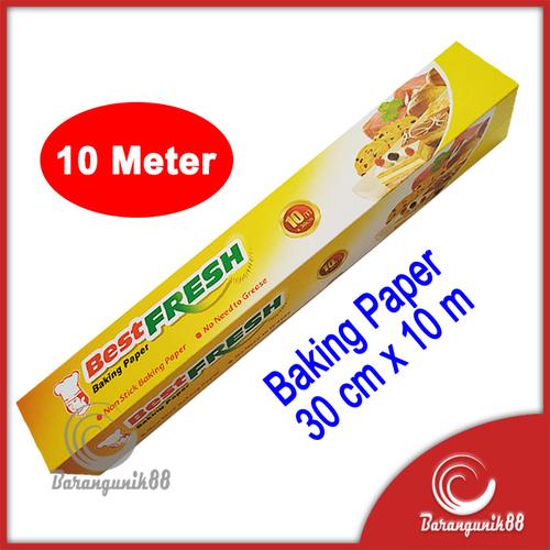 Jual Baking Paper / Kertas Roti merk Best FRESH ukuran 30 Cm x 10 meter ...