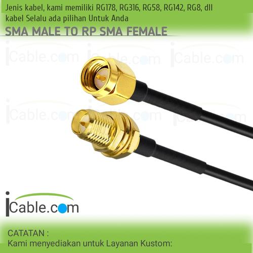 Jual kabel antenna modem router sma male ke rpsma female - 100cm - Jakarta Pusat - iCable-com ...
