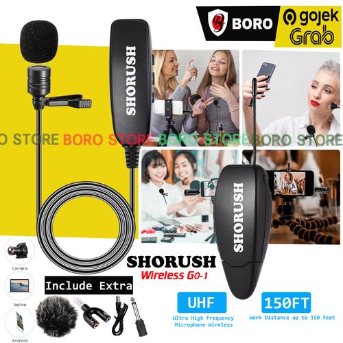 Jual Shorush Microphone Mic Clip On Wireless PRANK VLOG For Smartphone HP - Kab. Malang - Boro ...