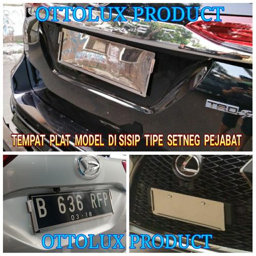 Jual Tempat Plat Nomor. tipe Menteri. Setneg. Rfs. model sisip ...