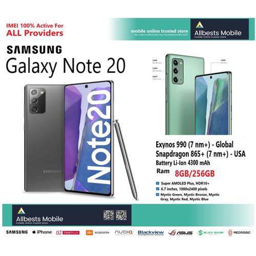 Jual Samsung Galaxy Note 20 RAM 8GB/512GB Original New BNIB -100% IMEI ...