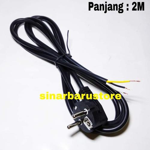 Jual KABEL AC LISTRIK+STEKER/COLOKAN ARDE BUNTUNG 2 METER ISI 3 MURAH ...