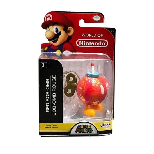 Promo JAKKS Pacific Action Figure 2,5 Inch Super Mario - Red Bob-Omb ...