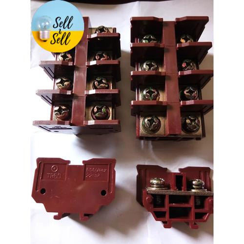 Jual Terminal Block TR60 Brown Model Kasuga / Terminal Blok TR 60 ...