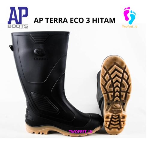 Jual SEPATU AP BOOTS TERRA ECO 3 HITAM - AP TERRA ECO 3 KARET TINGGI ...