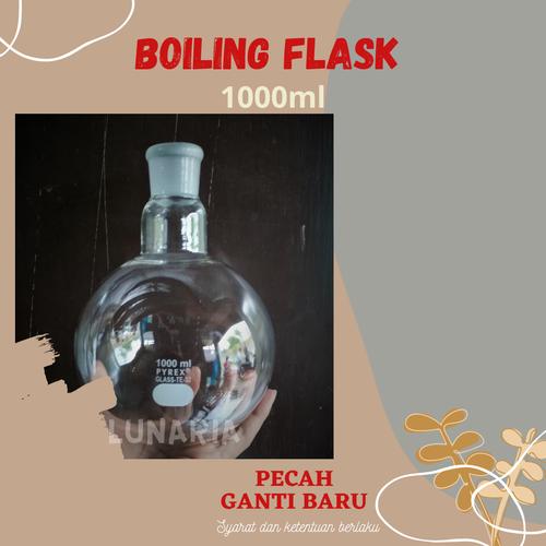 Jual Boiling flask 1000ml - Labu didih 1000ml - Alas Bulat - Kab ...