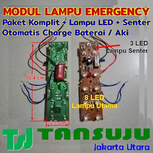 Jual Modul Lampu Darurat Emergency Lengkap Super Terang Otomatis Charge ...