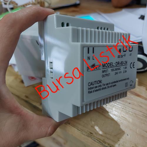 Jual Power Supply Din Rail Type 24vdc 2.5A DR-60-24 - Jakarta Pusat ...