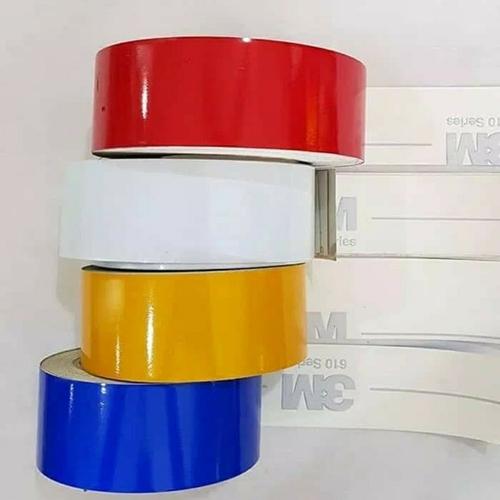 Jual 3m sticker reflective tape series 610 size 2in x 45 mtr - Putih ...