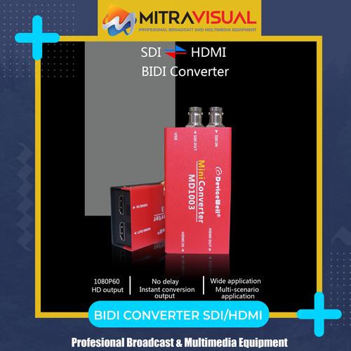 Promo Devicewell MD1003 SDI / HDMI BIDI Converter (Converter Bolak ...
