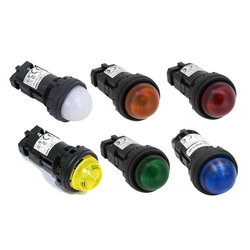 Jual IDEC Pilot Lamp HW Series 24vdc HW1P-2Q - Biru, 24VAC/DC - Kota ...