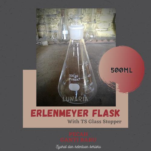 Jual Erlenmeyer 500ml Dengan Ts Joint dan Tutup Kaca - Kab. Bandung ...