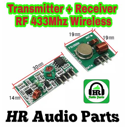 Jual Transmitter + Receiver RF 433Mhz Wireless Modul Ardunio Remot ...
